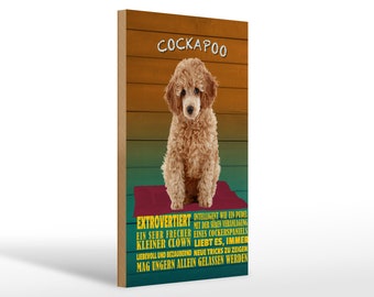 Wooden Cockapoo Sign - Etsy UK