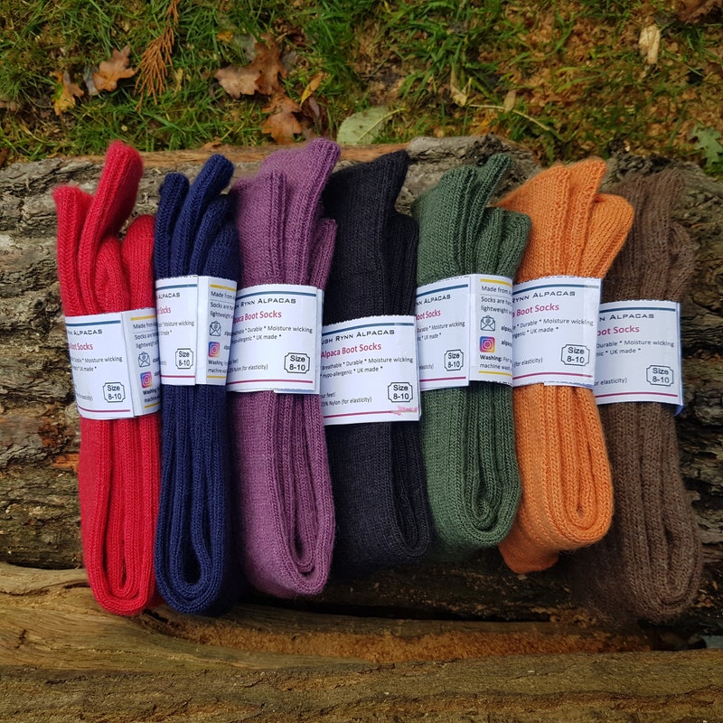 Thermal Pink Socks - Etsy UK