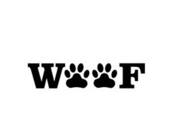 Woof Sticker - Etsy