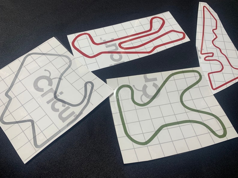 Race Track Decals, Buy 2 Get 1 Free Circuit Stickers Track Day Decals ...