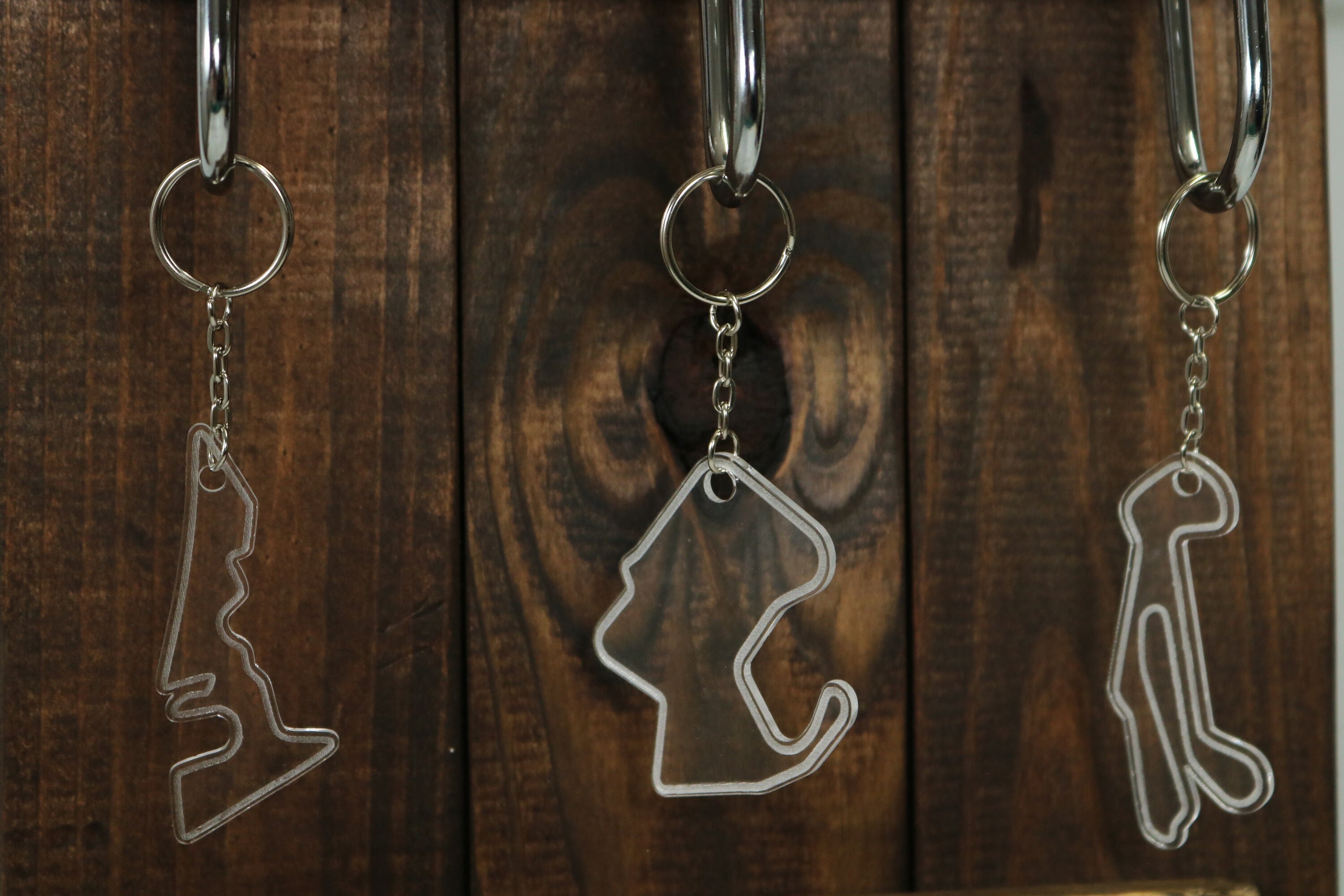 Formula One Wooden Acrylic Circuit Keychain FREE Personalization Motogp ...