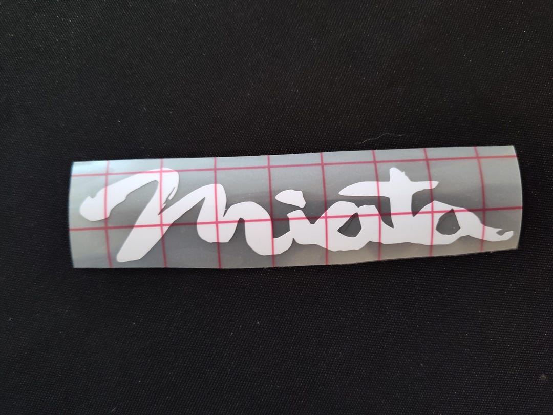 Mazda Miata Logo Sticker, Buy Two Get One Free! Japanese Car Decal ...