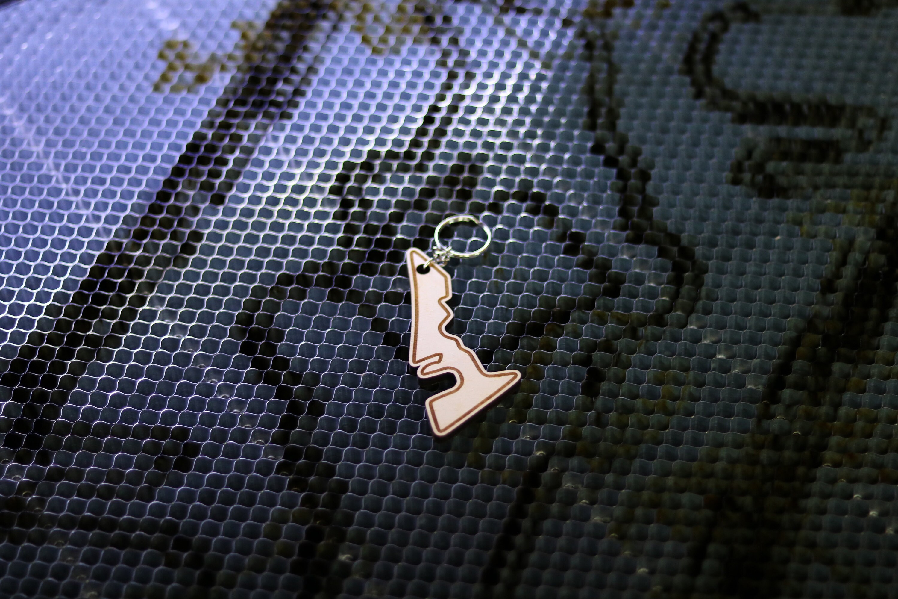 Formula One Wooden Acrylic Circuit Keychain FREE Personalization Motogp ...