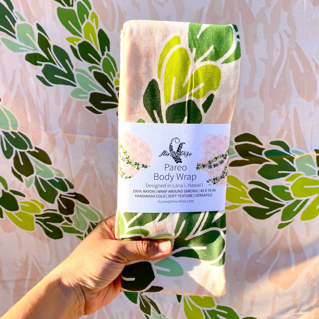 45X75” Large Pareo, 100% Soft Rayon, Pareo Pakalana Lei, Beach Pareo, Lei Body Wrap, Beach Wear ...