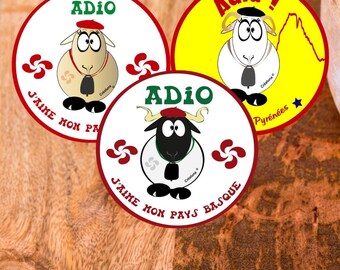 Basque Sheep Sticker - Etsy