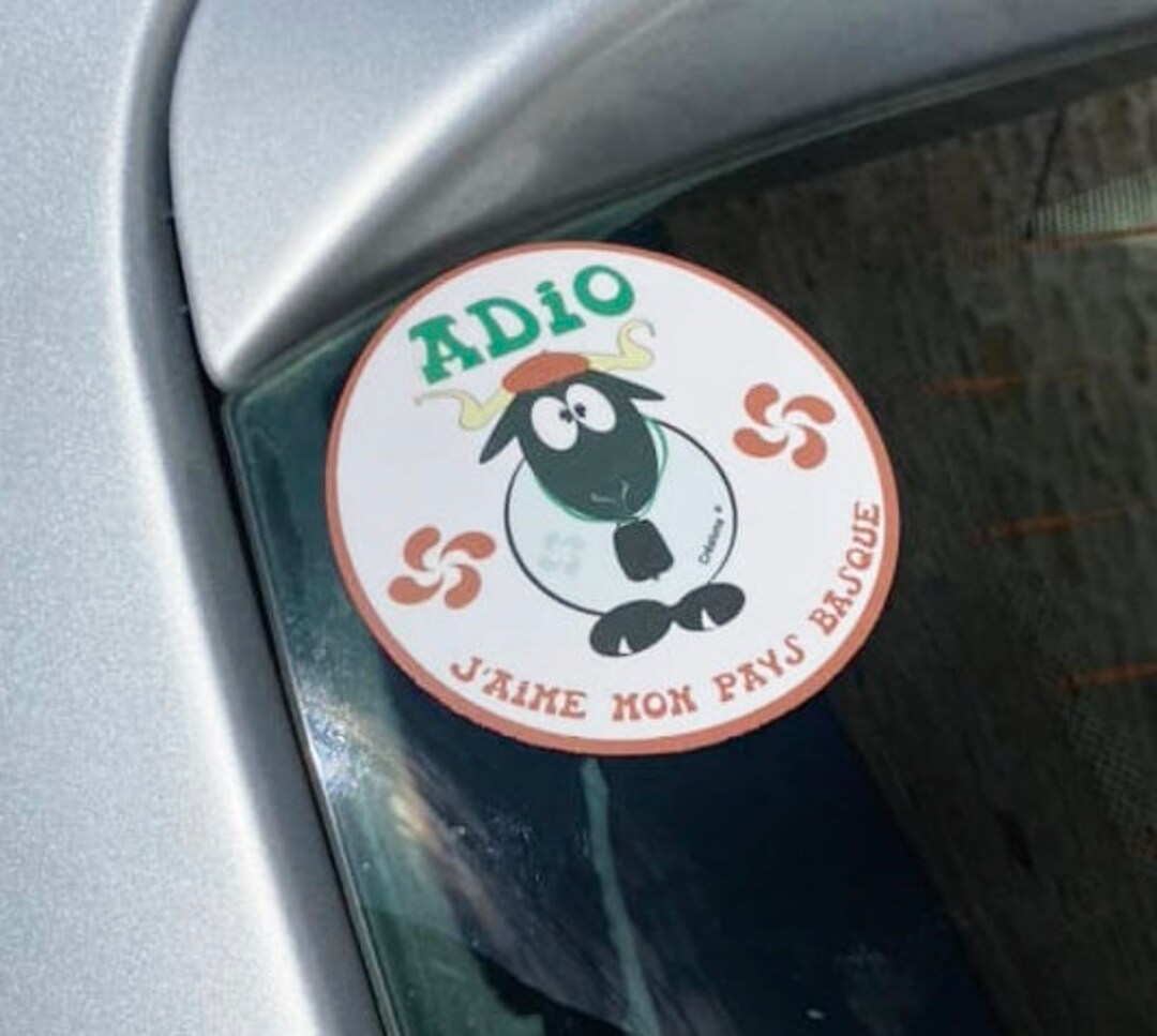 Basque Black Sheep Sticker - Etsy