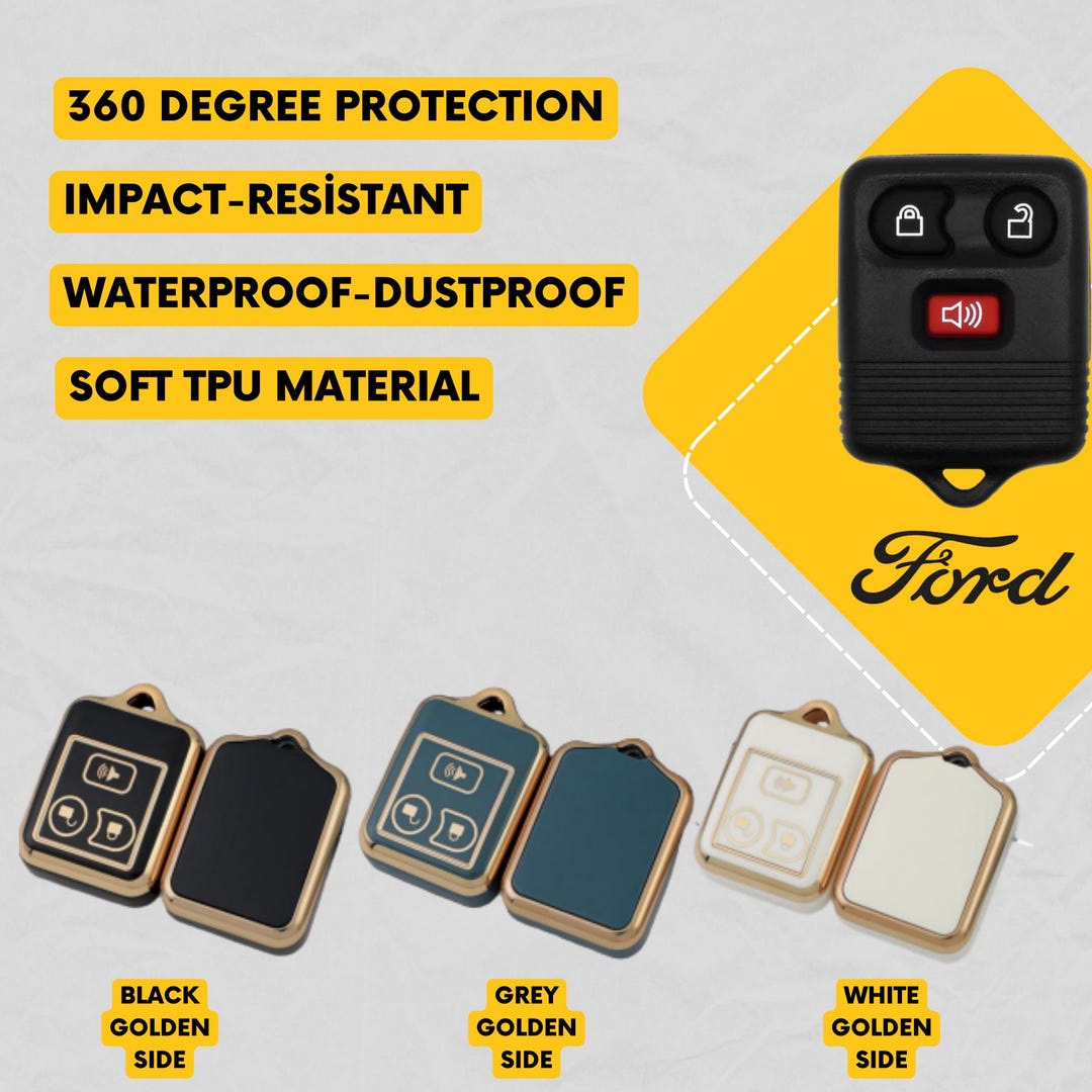 Key Fob Cover for 1998–2017 Ford F-series, Explorer, Ranger, Econoline ...