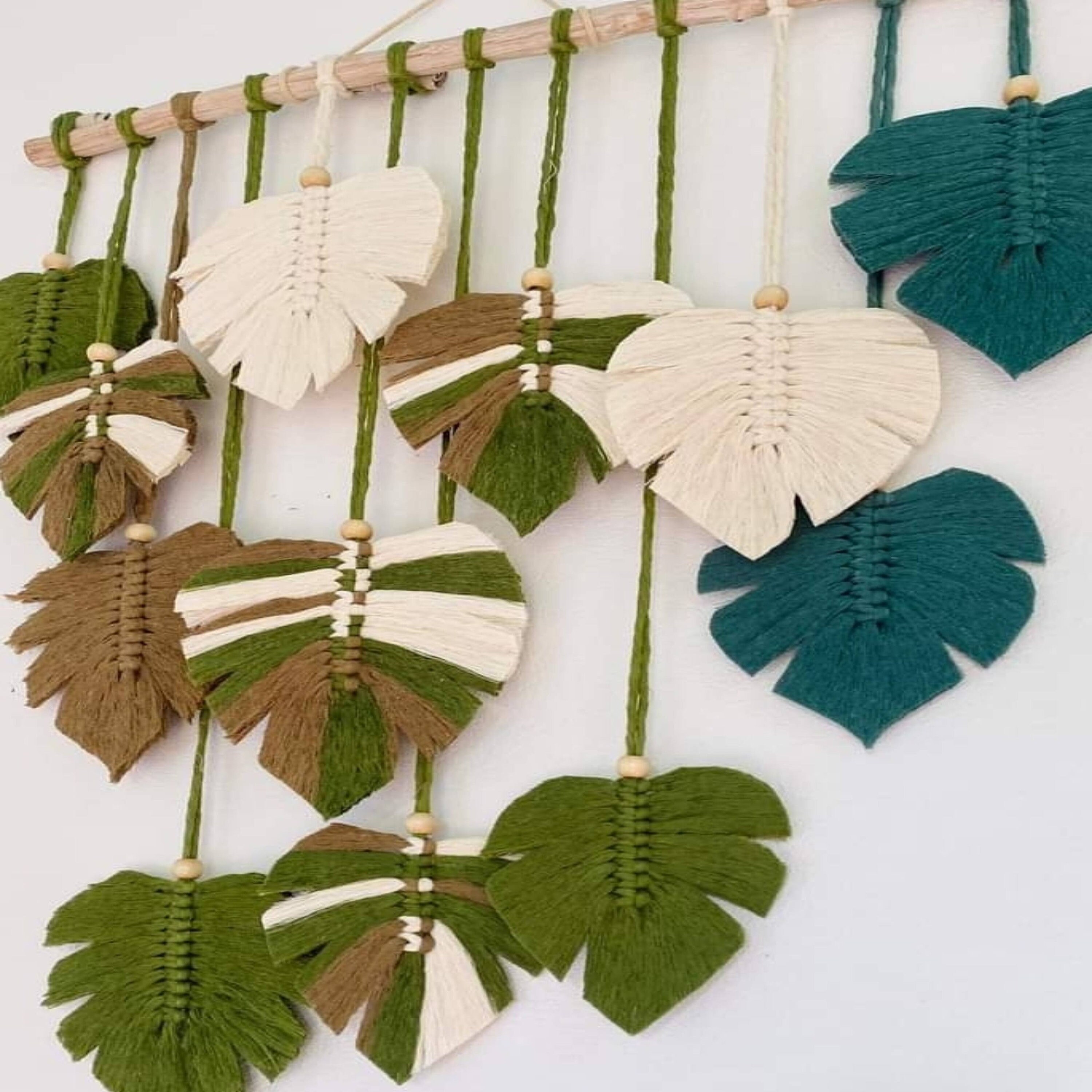 Macrame Wall Hanging, Macrame Leaf Wall Hanging, Wall Hanging, Boho ...