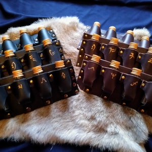 Leather Potion Holder - Etsy UK