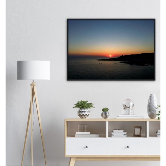 Sunset in Salento Poster on High Quality Matte Paper With - Etsy