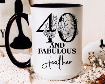 40 Year Old Birthday Mug - Etsy