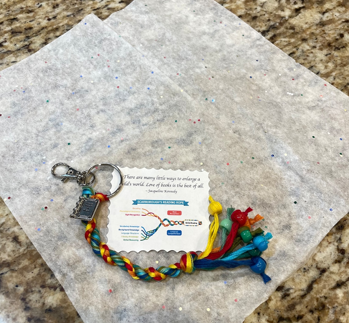 Scarborough's Reading Rope Keychain or Bookmark - Etsy