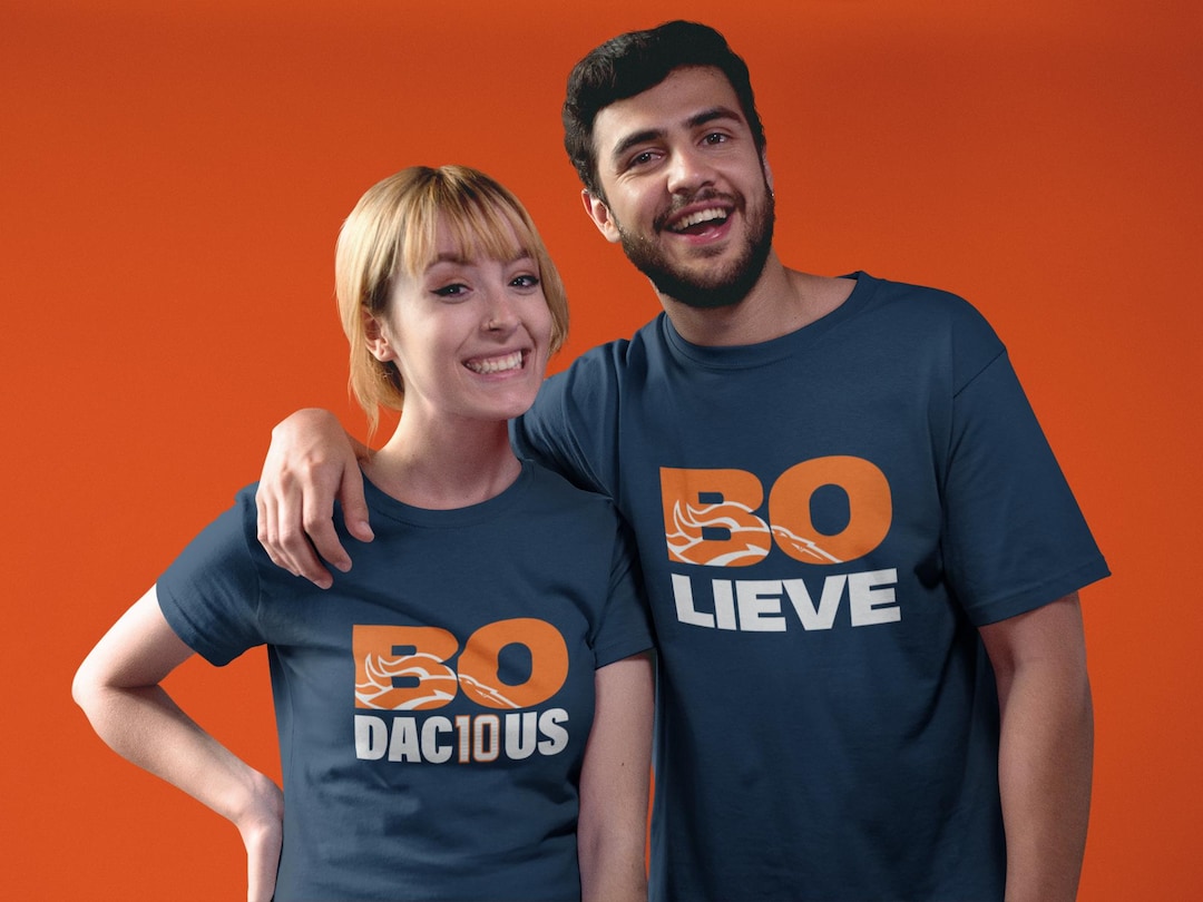 Denver Football - Bo Nix T-shirt "bo-dacious" or "bo-lieve" Versions ...