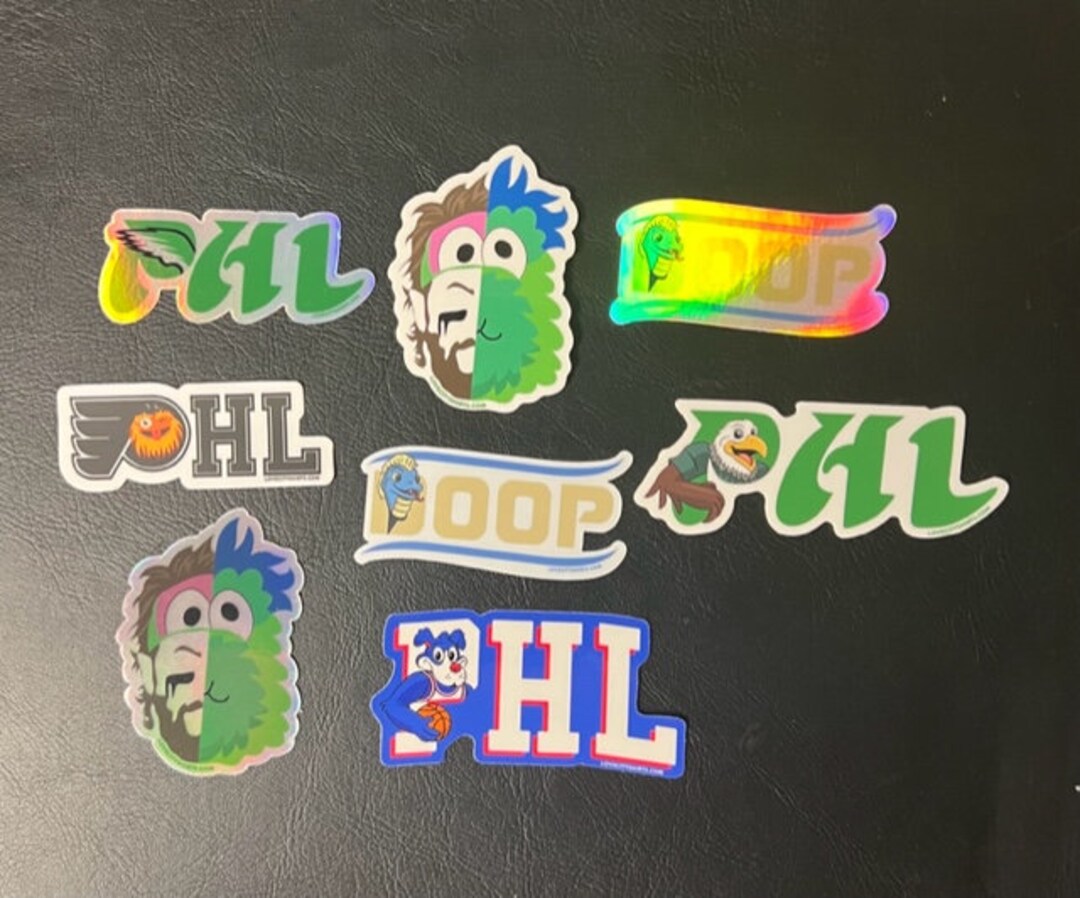 Philly Sports Stickers for Water Bottles, Laptops, Etc. - Etsy