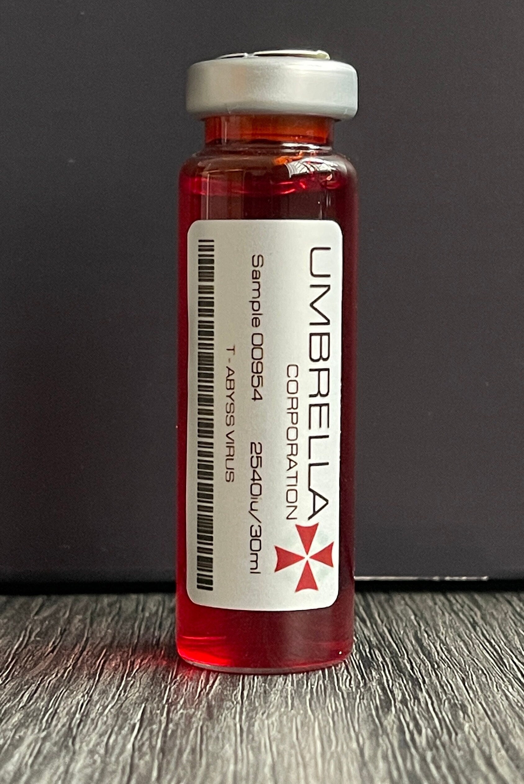 Resident Evil Umbrella Corporation T-abyss Virus Vial Prop - Etsy