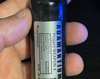 X-men Adamantium Vial Prop / Wolverine / Striker / Alkaly / X-23 ...