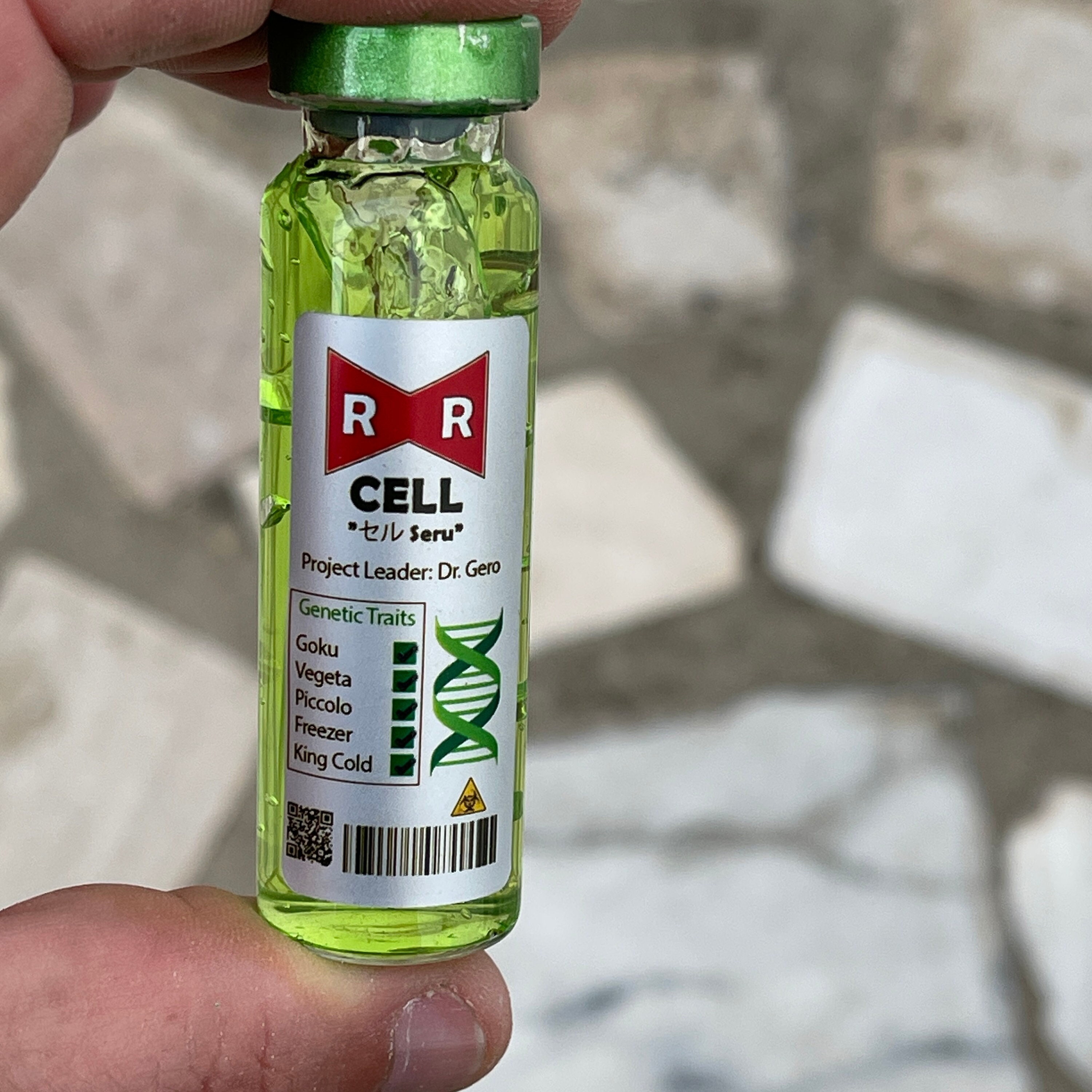 Baby CELL Dragon Ball, Vial DNA Embryo - Etsy