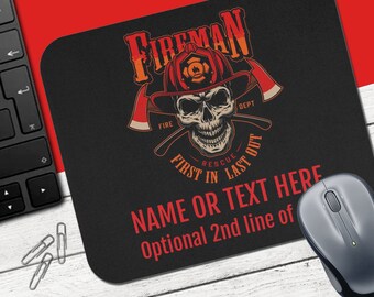 Fire Dept Mouse Pad - Etsy
