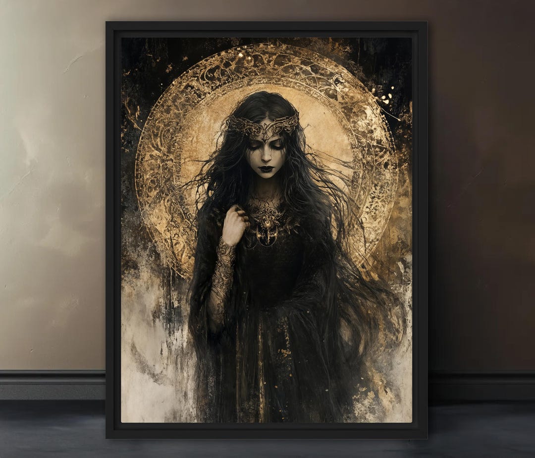 Hecate Wall Art - Goddess of Witchcraft Fine Art Print, Pagan Decor #4 ...