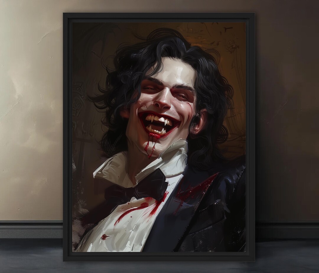 Aristocratic Vampire #1, Fine Art Print, Canvas, Framing Optional ...