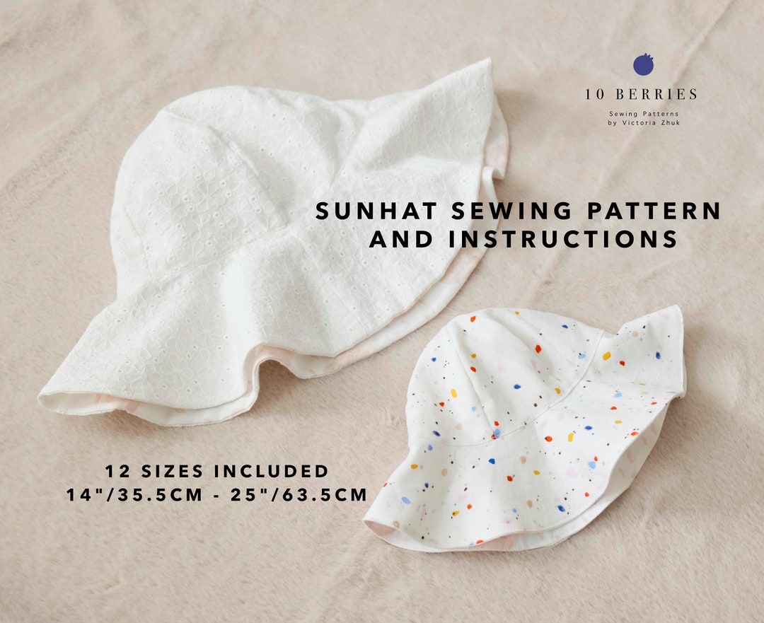 Sun Hat Sewing Pattern With Instructions - Etsy