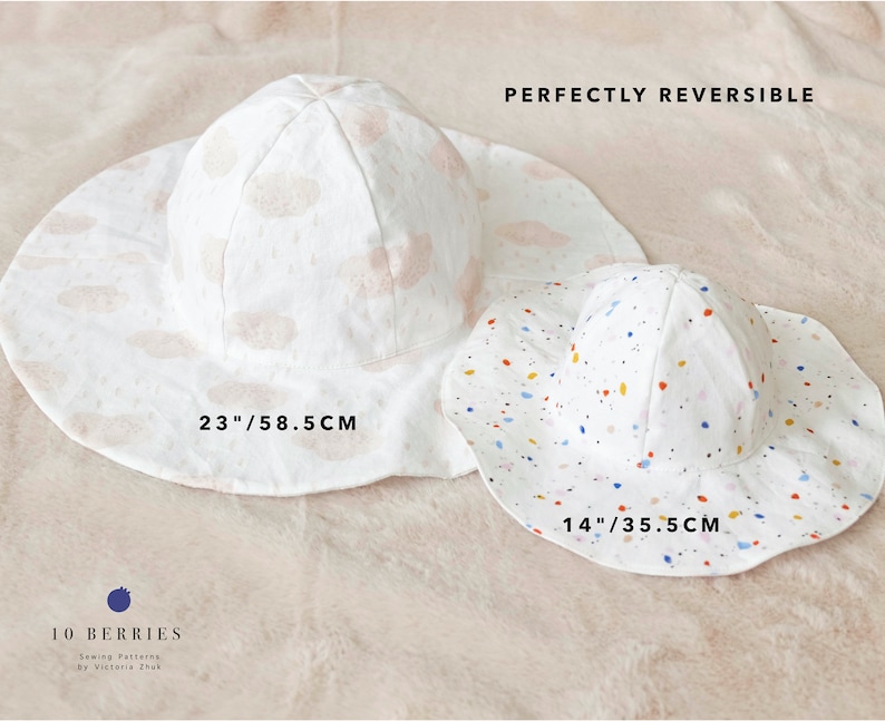 Sun Hat Sewing Pattern With Instructions - Etsy