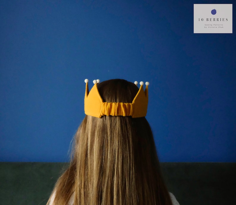Fabric Crown Sewing Pattern With Photo Instructions 16 Sizes - Etsy
