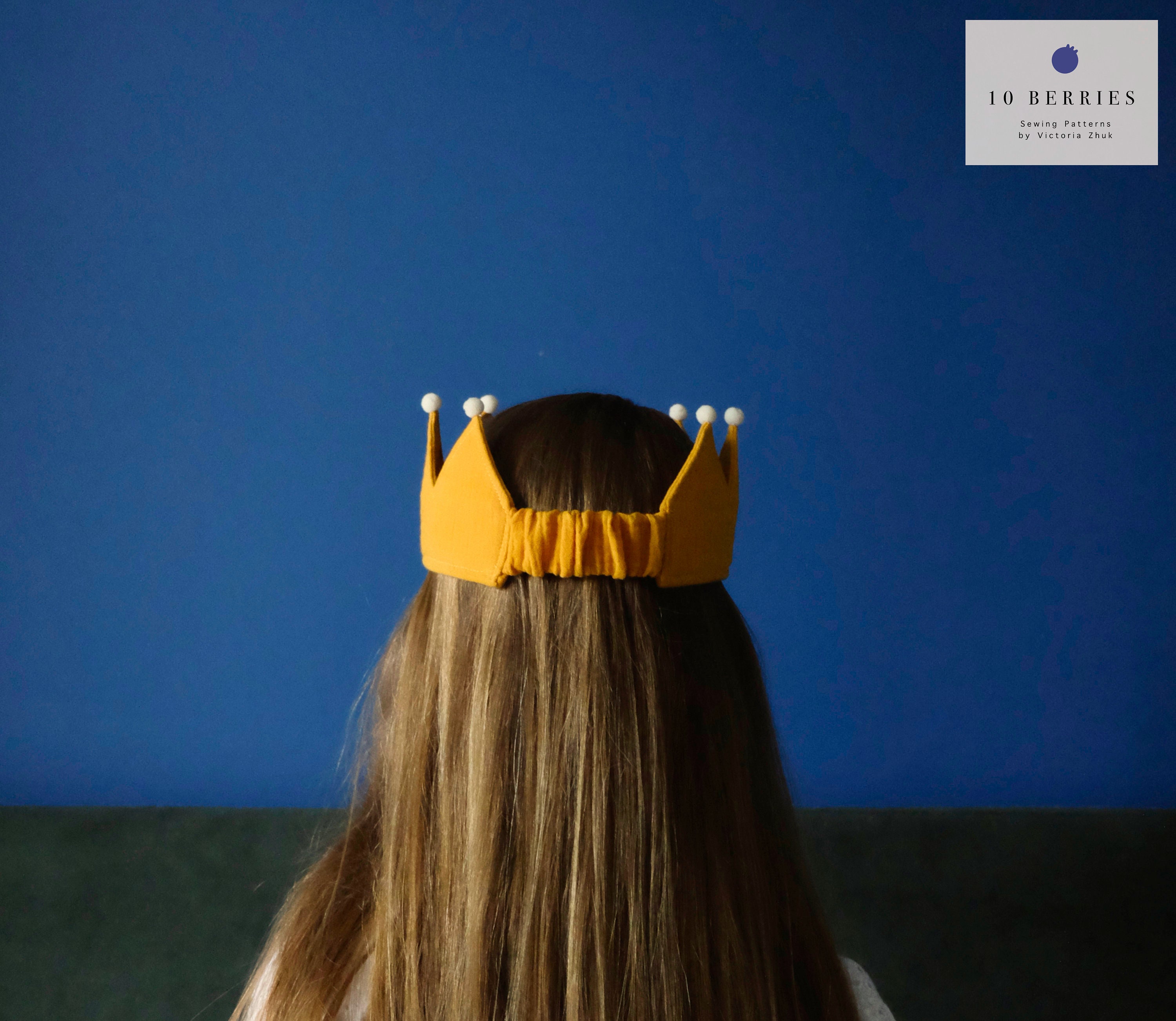 Fabric Crown Sewing Pattern With Photo Instructions 16 Sizes - Etsy