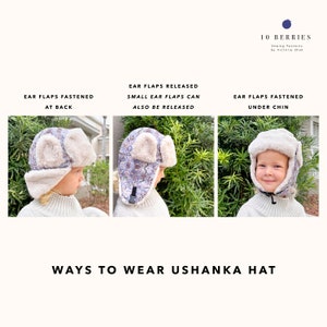 Ushanka Hat Sewing Pattern 24 Sizes With Photo Instructions - Etsy