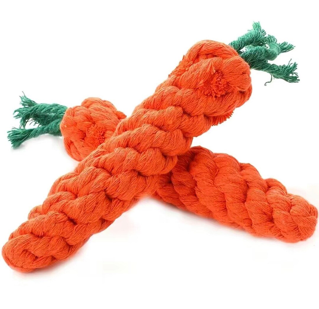 Rope Carrot Dog Toy Rope Dog Toy Easter Toy for Dog Carrot Toy for Dog ...