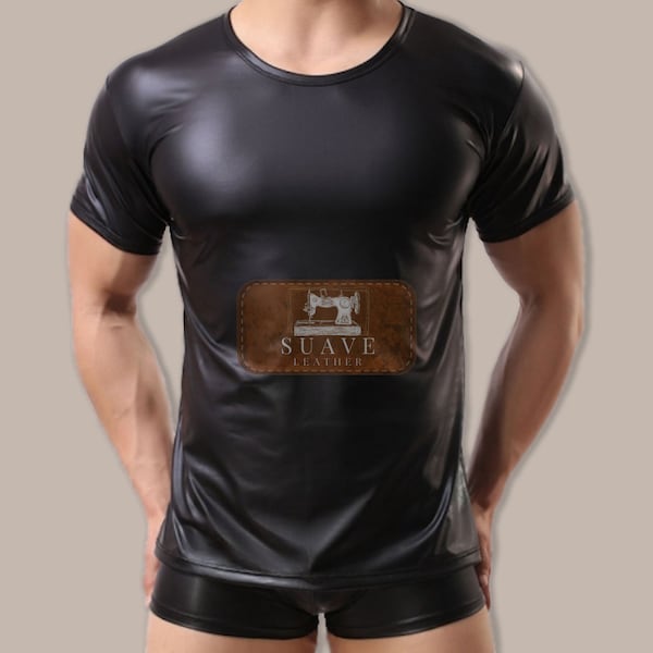 Mens Leather Shirt - Etsy