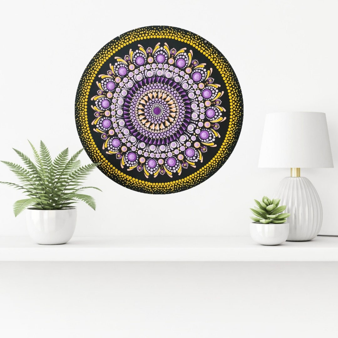 Acrylic Painting 3d Point Art Mandala - Etsy
