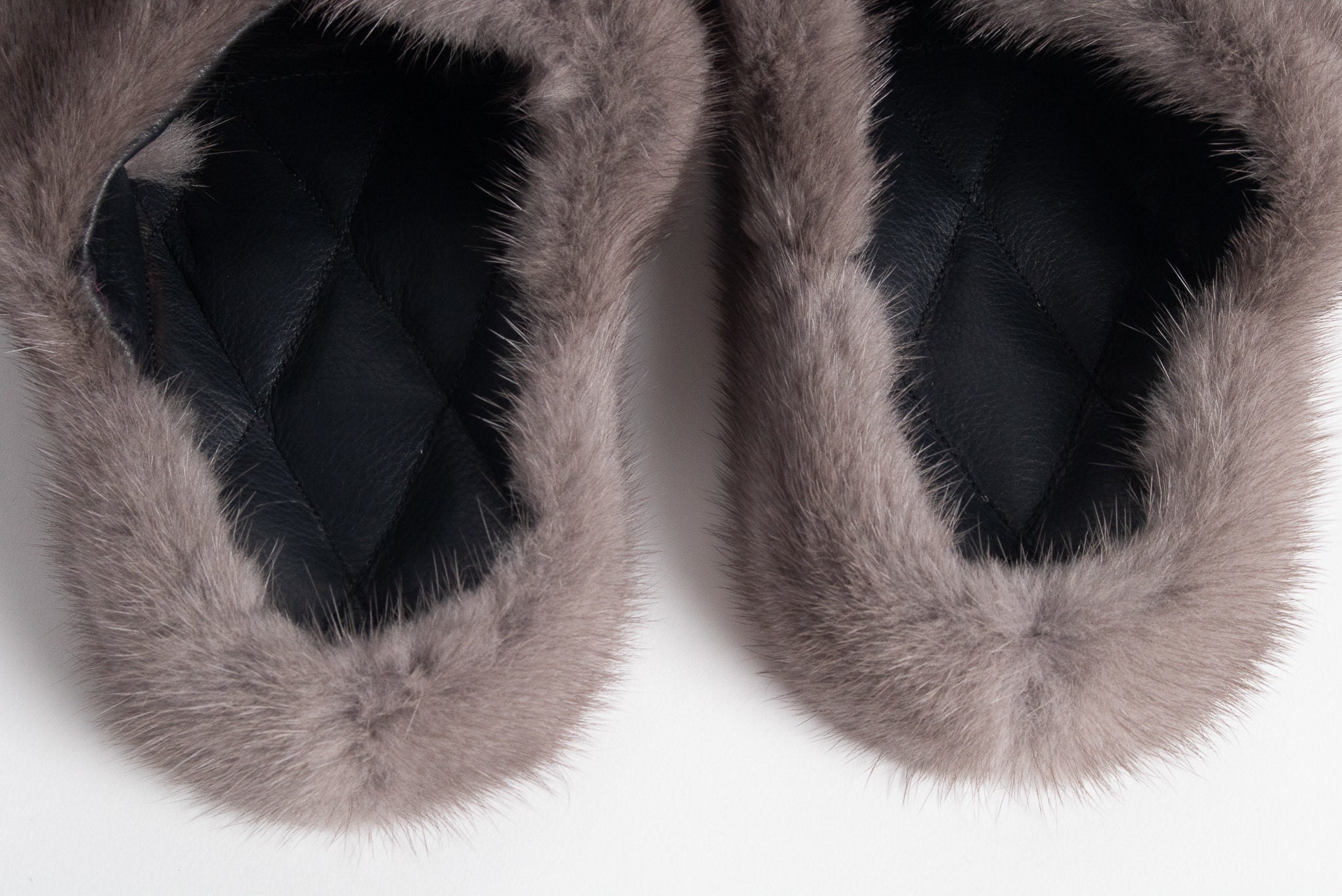 Real Mink Fur Slides Real Fur Slippers Mink Fur Slides Real - Etsy