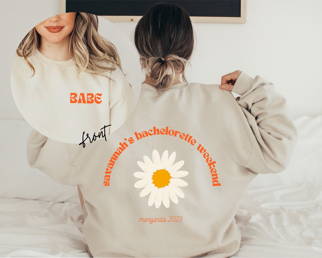 SAVANNAH Retro Bachelorette Sweatshirt, Groovy Bachelorette, Matching ...