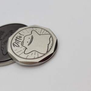 Ditto Sus Pikachu Pokemon Flip Coin - Etsy