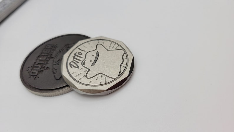 Ditto Sus Pikachu Pokemon Flip Coin - Etsy