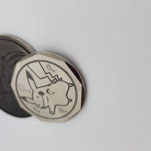 Ditto Sus Pikachu Pokemon Flip Coin - Etsy