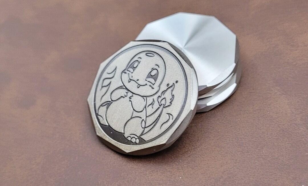 Charizard/charmander Pokemon Flip Coin - Etsy