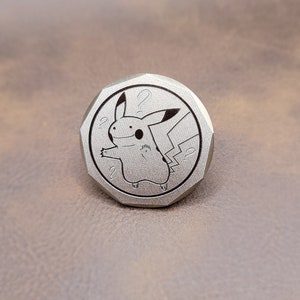 Ditto Sus Pikachu Pokemon Flip Coin - Etsy