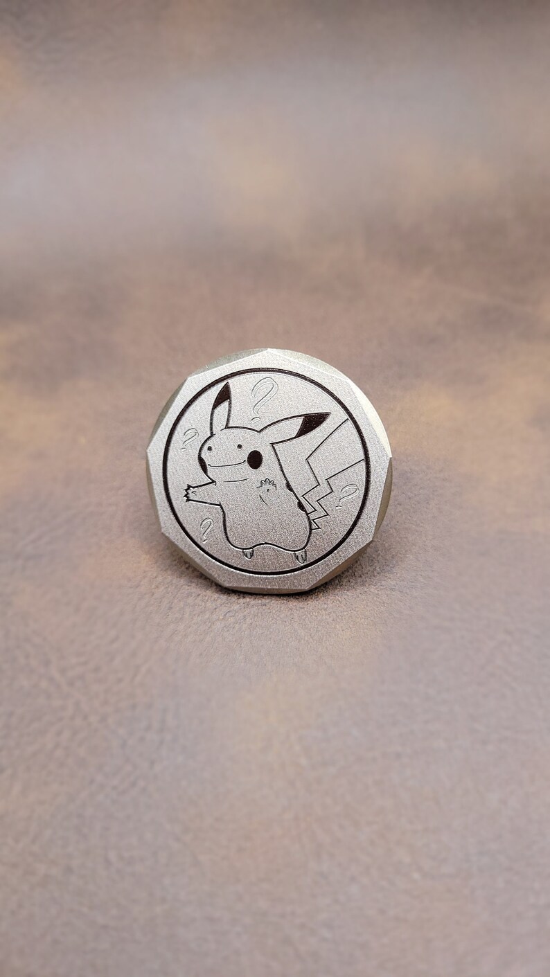 Ditto Sus Pikachu Pokemon Flip Coin - Etsy