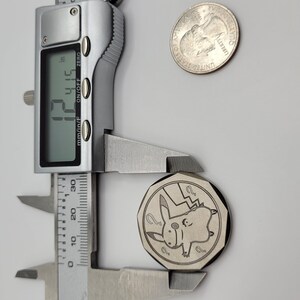 Ditto Sus Pikachu Pokemon Flip Coin - Etsy