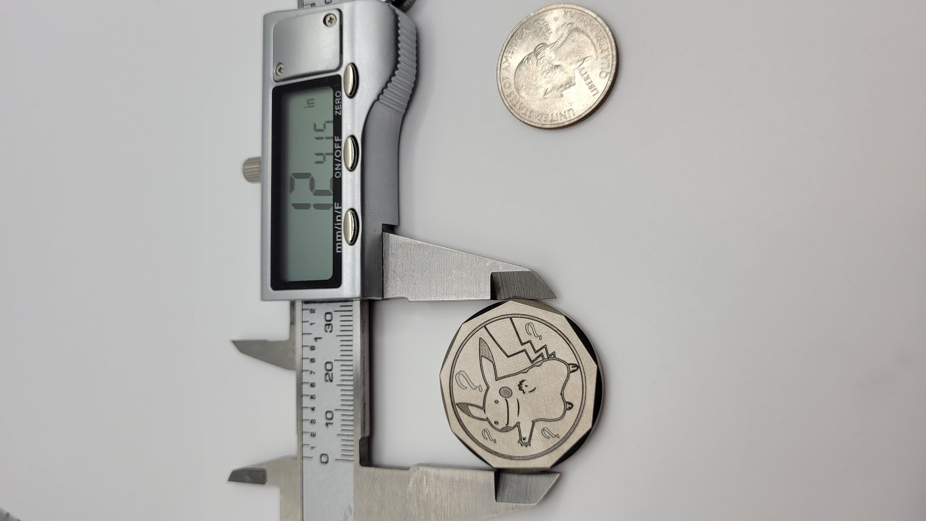 Ditto Sus Pikachu Pokemon Flip Coin - Etsy