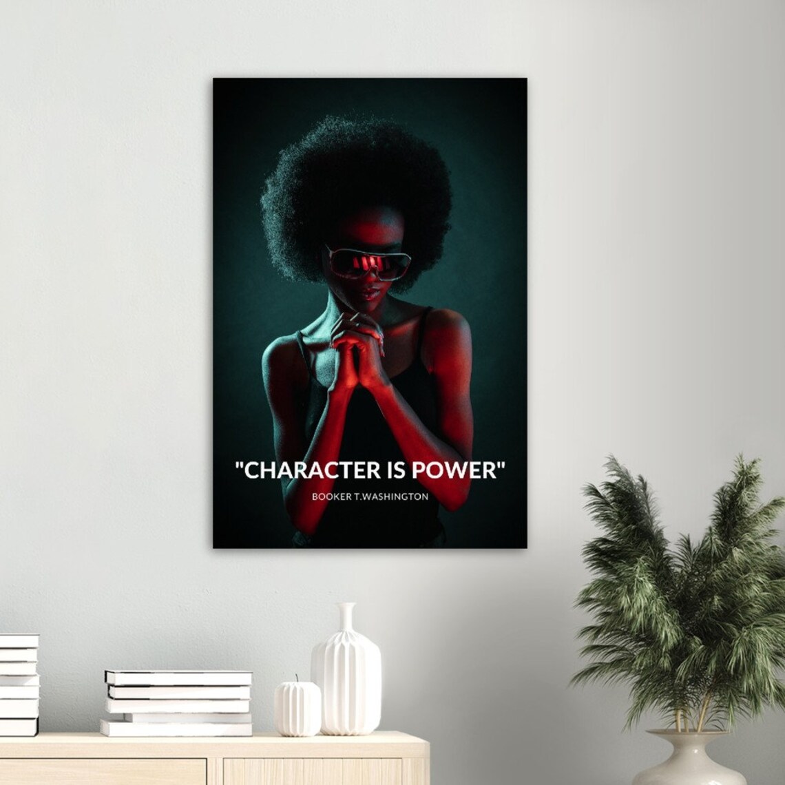 Character is Power Motivational Poster Wall Art Inspirational Quotes ...