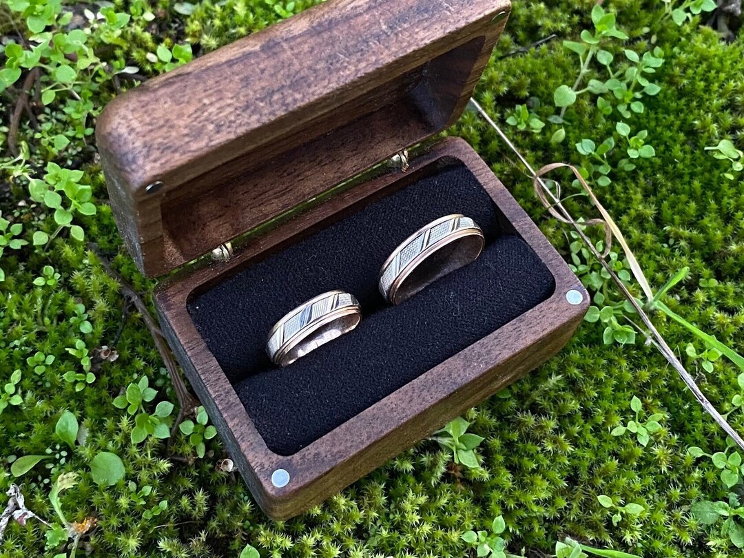 Wood Jewelry Box, Engagement Ring Box, Engraved Jewelry Box, Custom ...