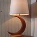 Mystical Moon Table Lamp, Wood Desk Lamp Night Light - Etsy