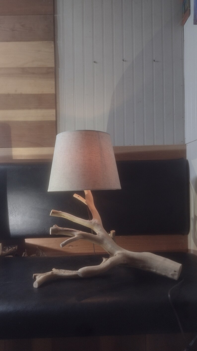 Tree Branch Table Lamp, Wood Desk Lamp Rustic Primitive Stye Lamp - Etsy