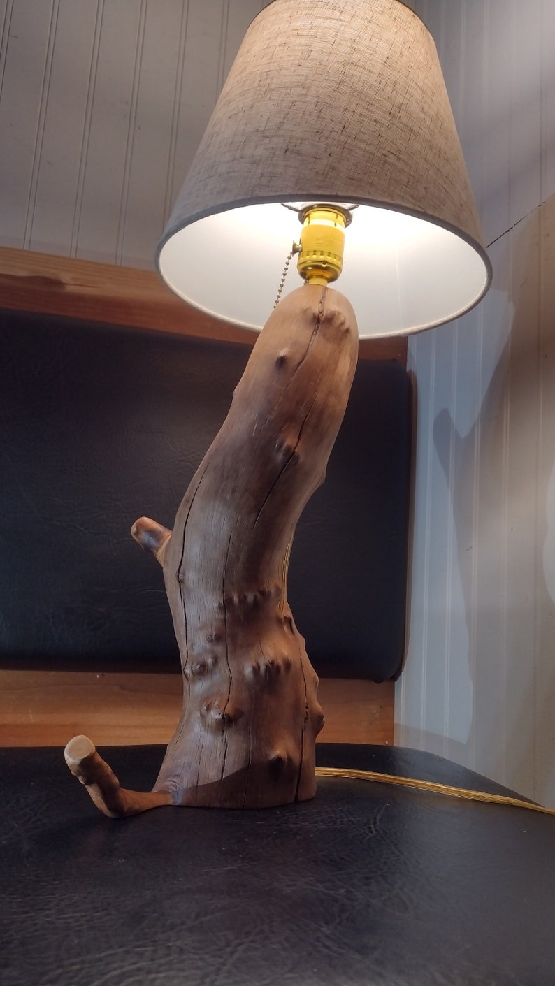 Beautiful Log Lamp, Tree Branch Table Lamp - Etsy