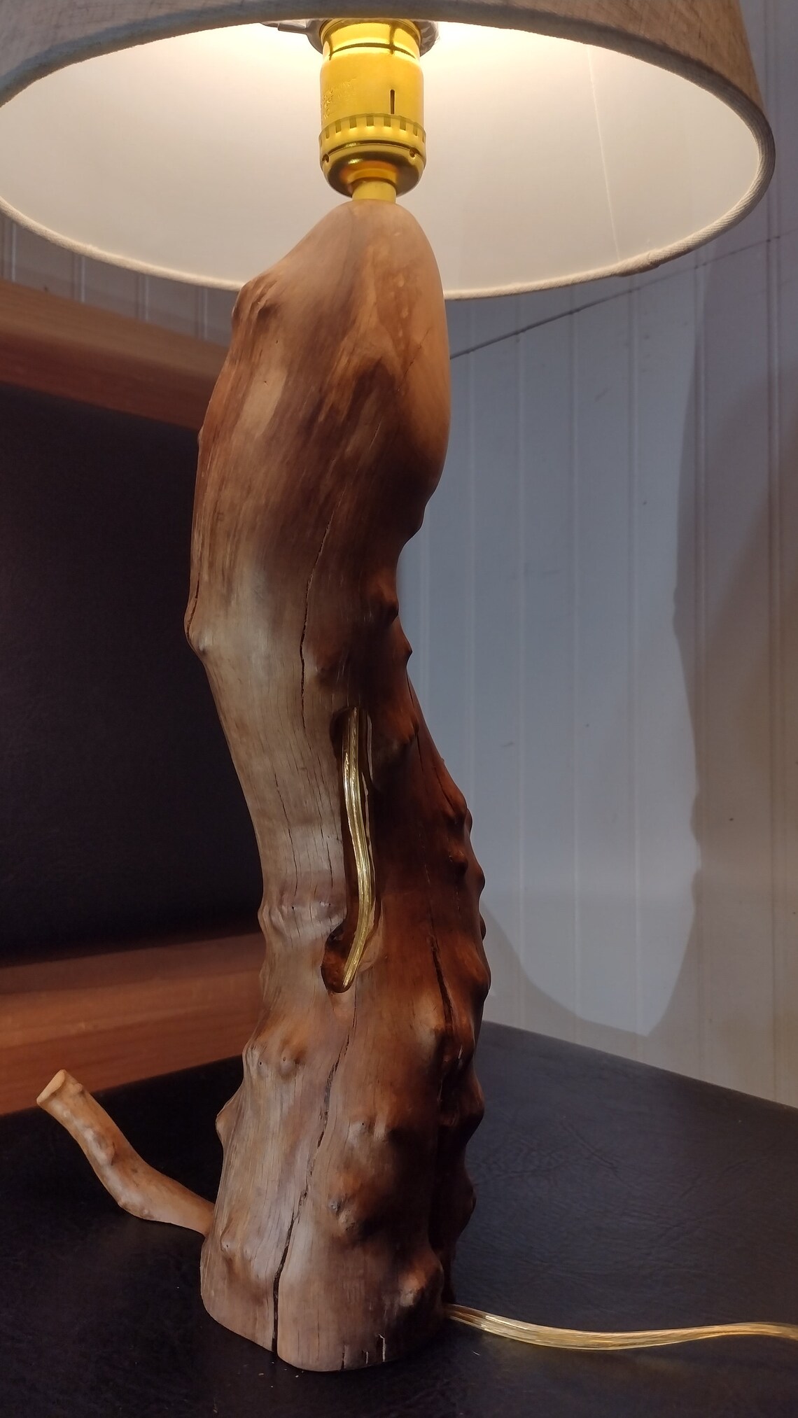 Beautiful Log Lamp, Tree Branch Table Lamp - Etsy