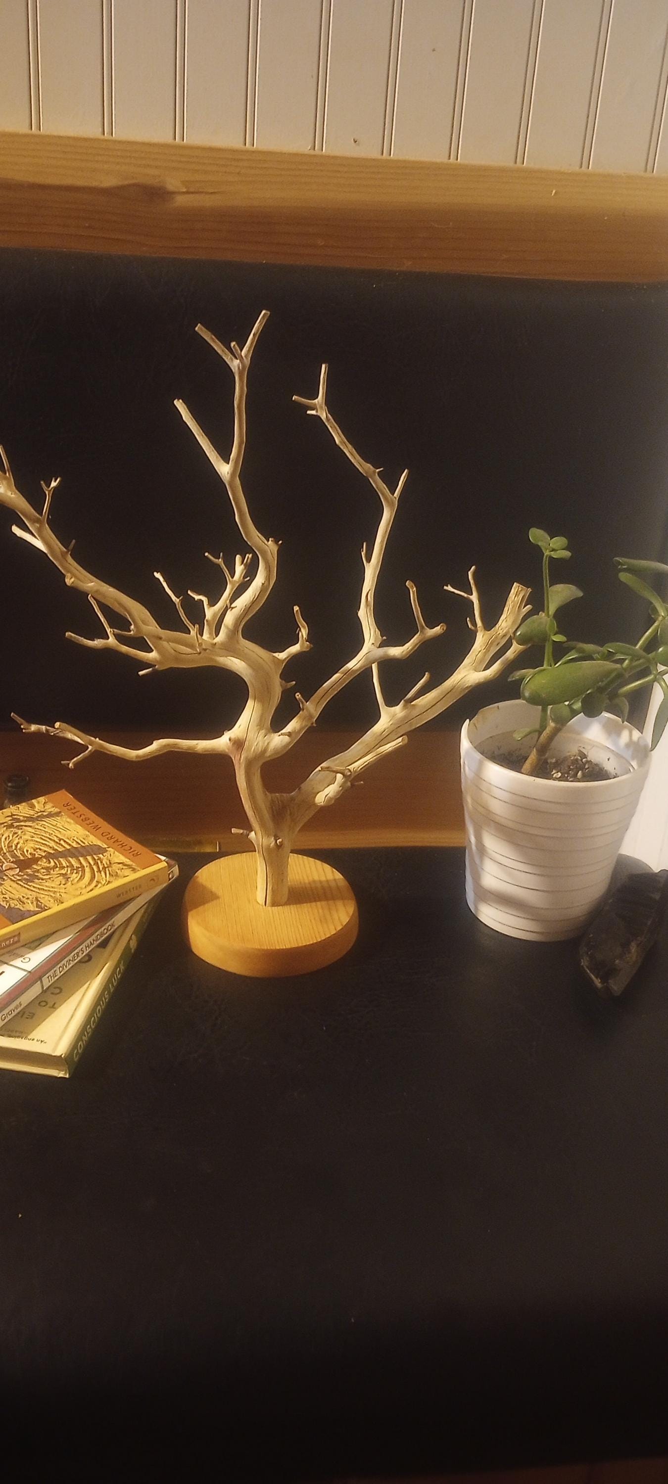 Tree Branch Jewelry Holder, Necklace Earring Bracelet and Ring Display ...