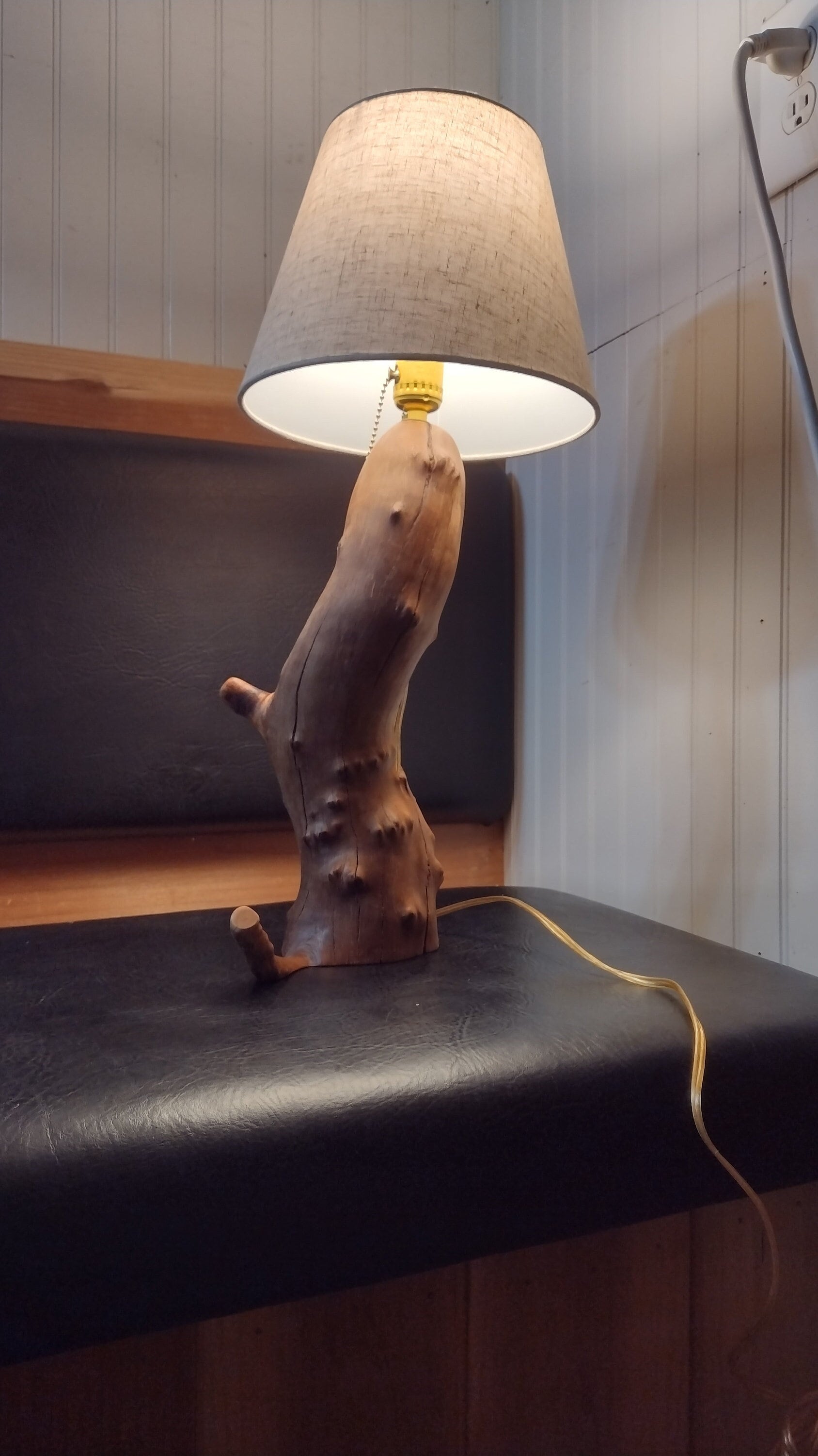 Beautiful Log Lamp, Tree Branch Table Lamp - Etsy
